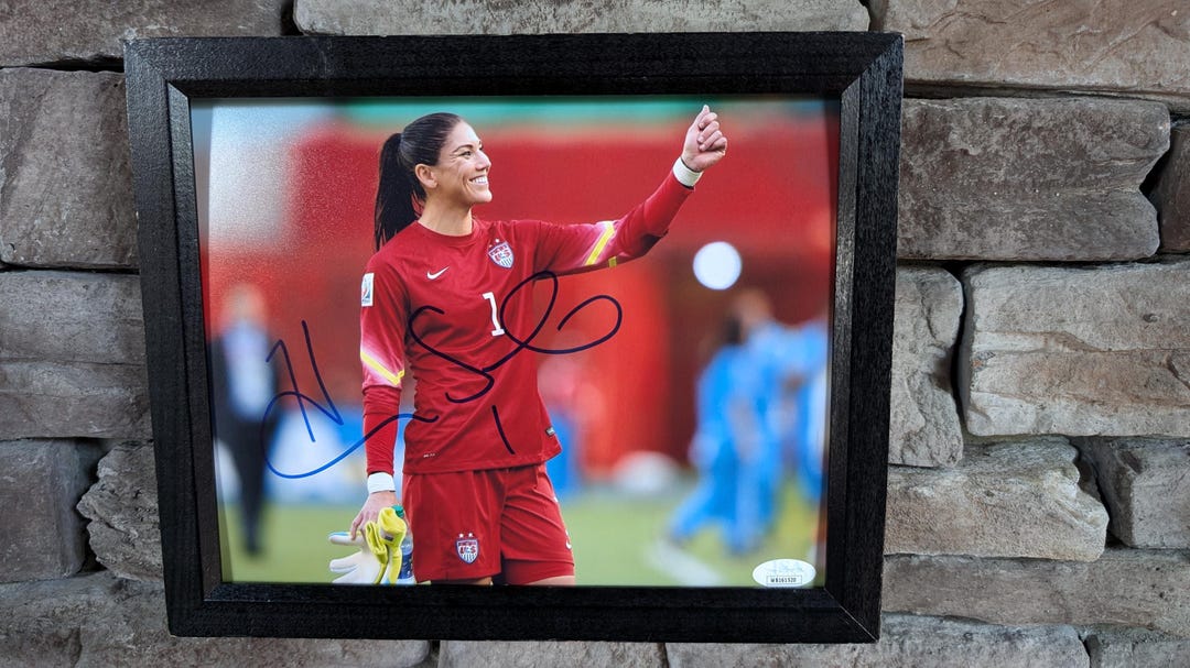 Autographed Hope Solo Women's World Cup Goalie & Olympic Gold Medalist ...