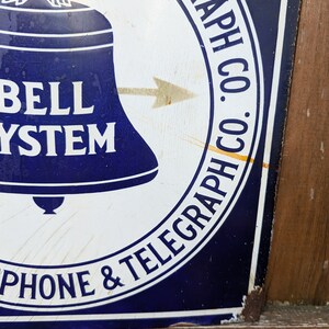 Antique Early 1900s Double Sided New England Telephone and Telegraph ...