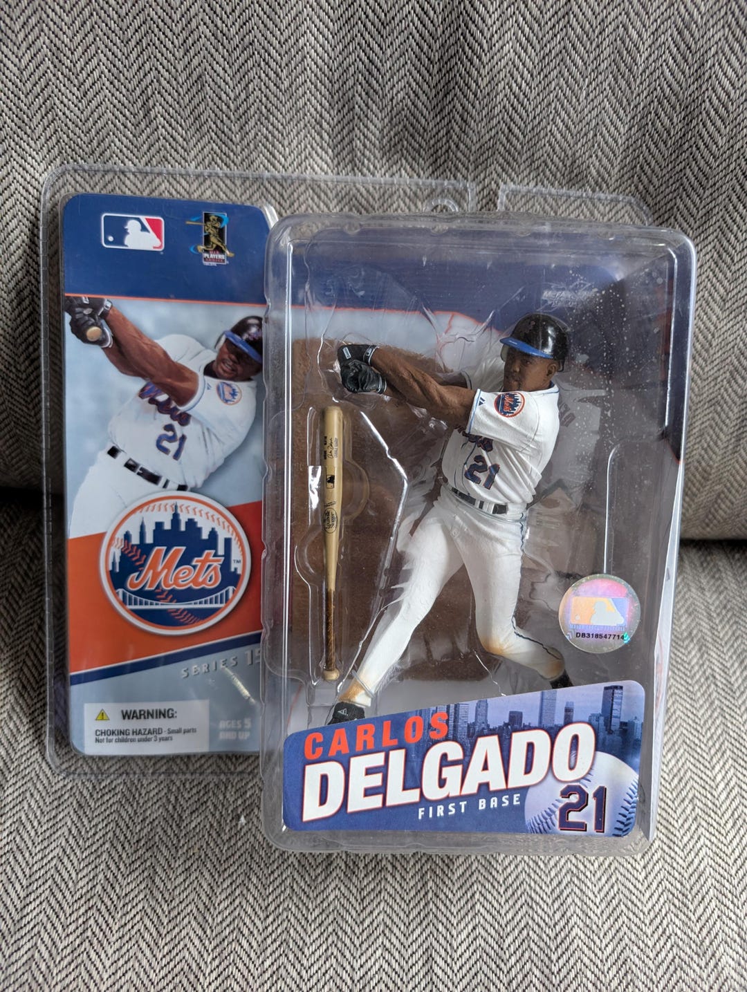 Vintage Mcfarlane Toys Sports Collection Carlos Delgado NY Mets Figure ...