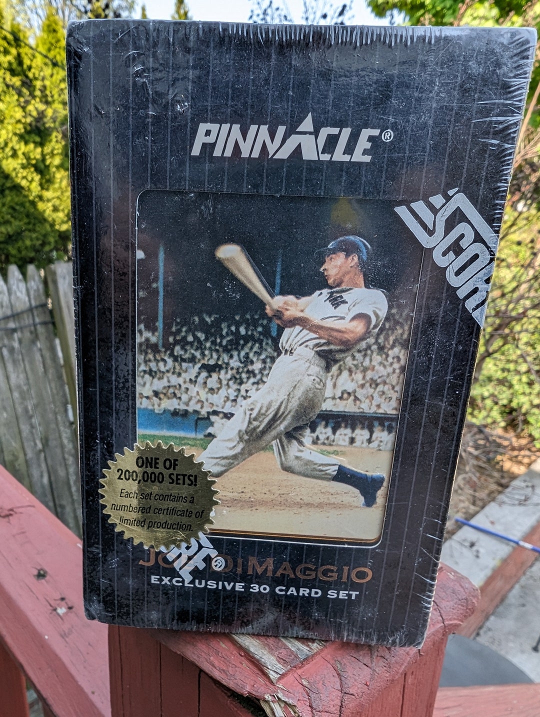 Vintage SCORE PINNACLE Limited Edition Joe Dimaggio Baseball Card Set ...