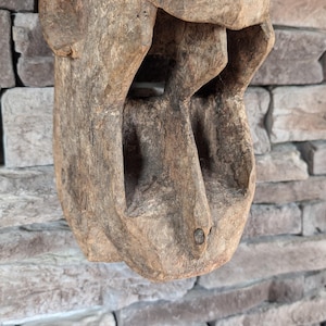 Antique Monkey Tribal Head Hunters Mask From Papua New Guinea Over 200 ...