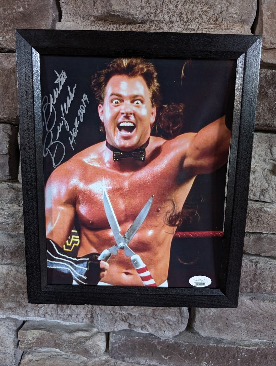 Autographed Brutus the Barber Beefcake 8x10 Inch Framed Photo With ...