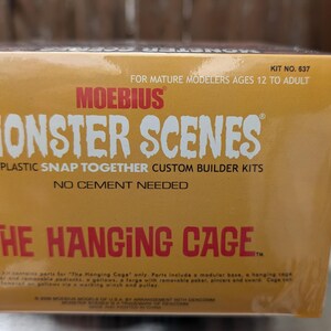 Moebius Model Kit 1/13 Scale Monster Scenes the Hanging Cage. Factory ...