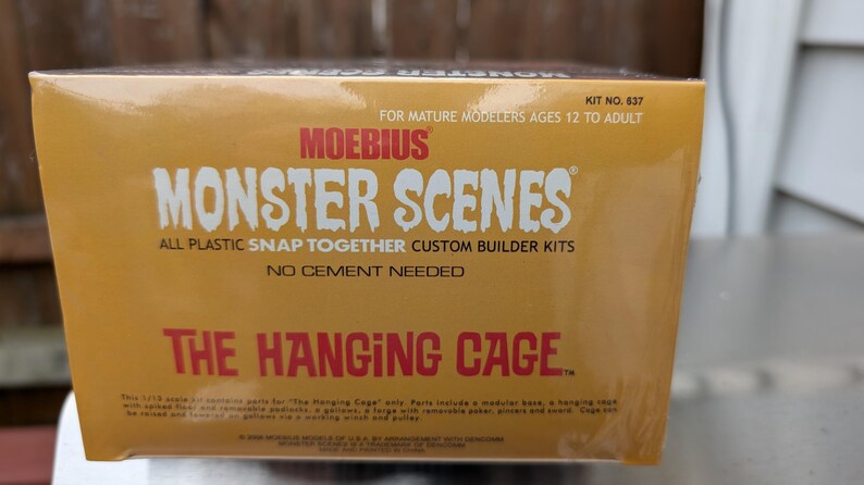 Moebius Model Kit 1/13 Scale Monster Scenes the Hanging Cage. Factory ...