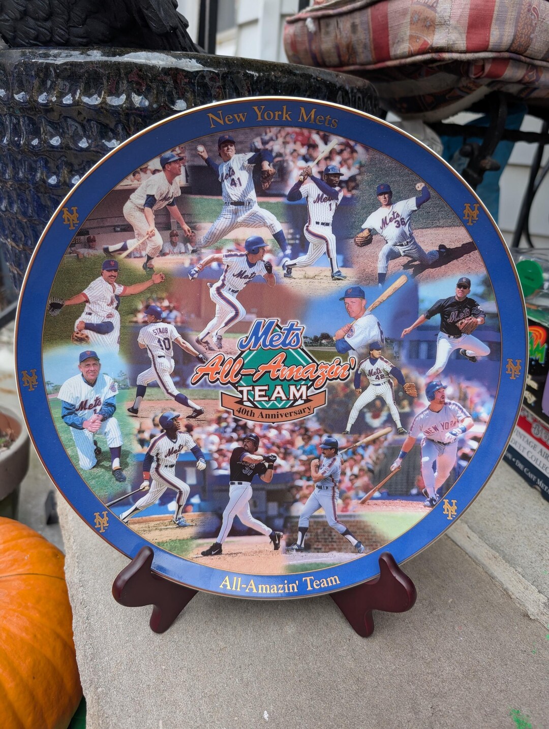 New York Mets All-amazin Team 40th Anniversary Danbury Mint Collectors ...