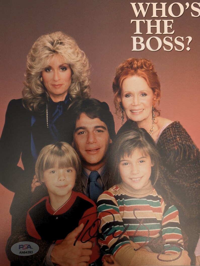 Autographed Tony Danza Who's the Boss Framed Photo With Certificate of ...