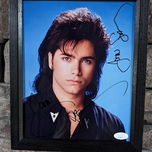 Autographed John Stamos Uncle Jesse on Full House 8x10 Inch Framed ...