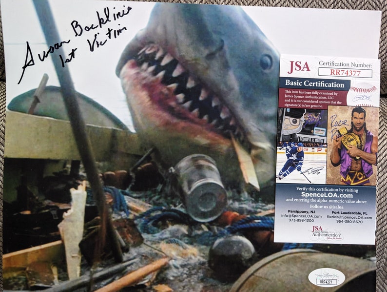 Autographed Susan Backlinie Jaws First Victim Chrissie JAWS 8x10 Inch ...