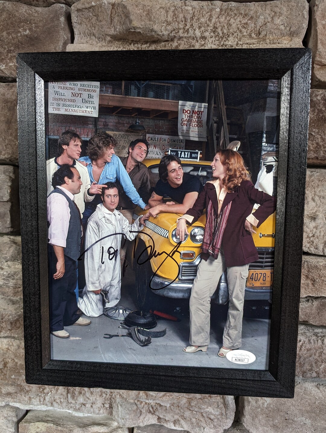 Autographed Tony Danza Taxi / Who's the Boss Framed Photo With ...
