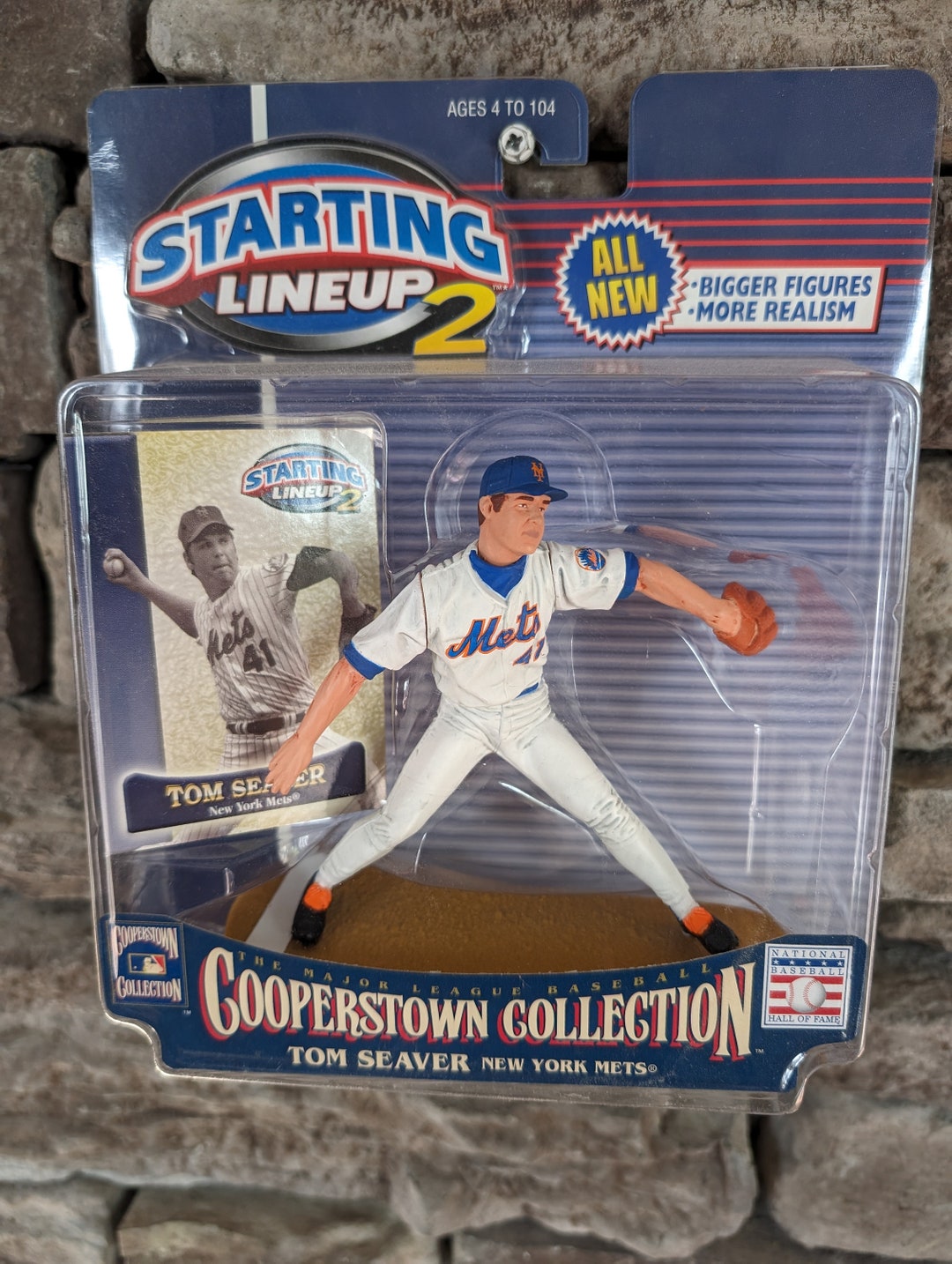 Vintage 1987 Starting Lineup 2 Tom Seaver NY Mets Figure in Original ...
