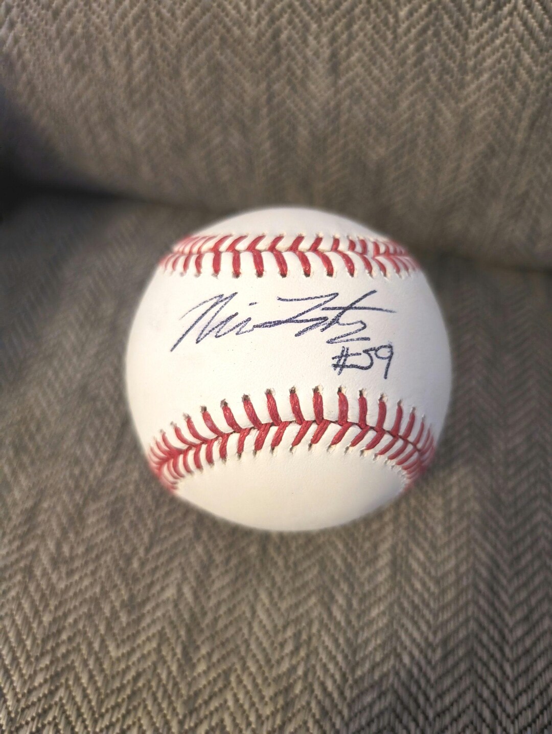 Autographed Nic Lentz # 59 Major League Baseball Umpire Official Major ...