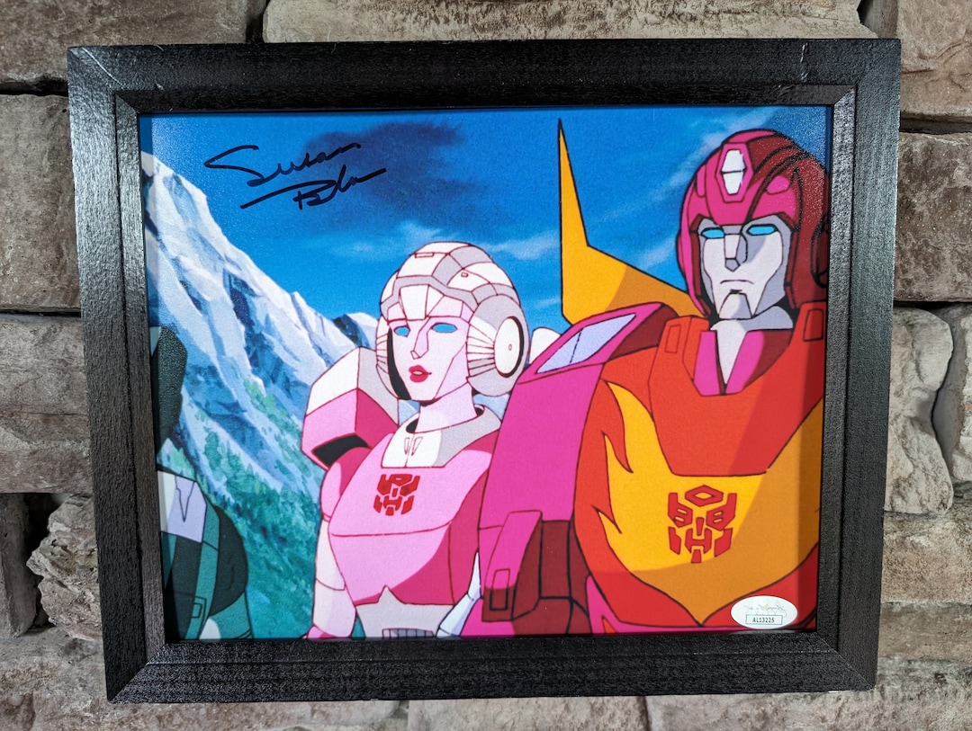 Autographed Susan Blu Voice of Arcee in Transformers 8x10 Inch Framed ...