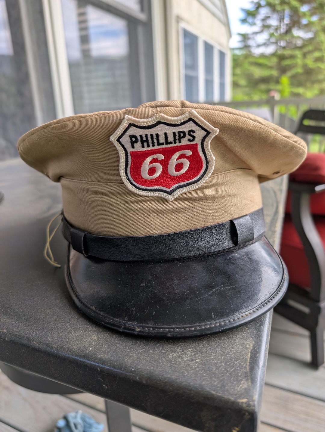 Vintage 1950s Phillips 66 Oil Gas Station Attendants Hat . - Etsy