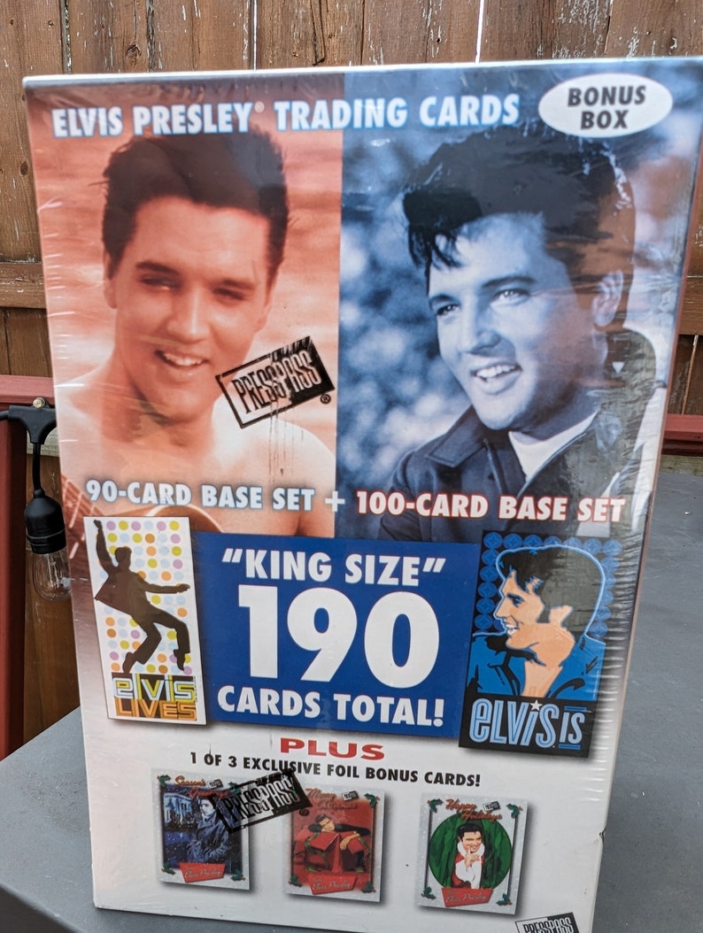 Vintage Elvis Presley King Size Trading Card Set 190 Cards Total Plus ...
