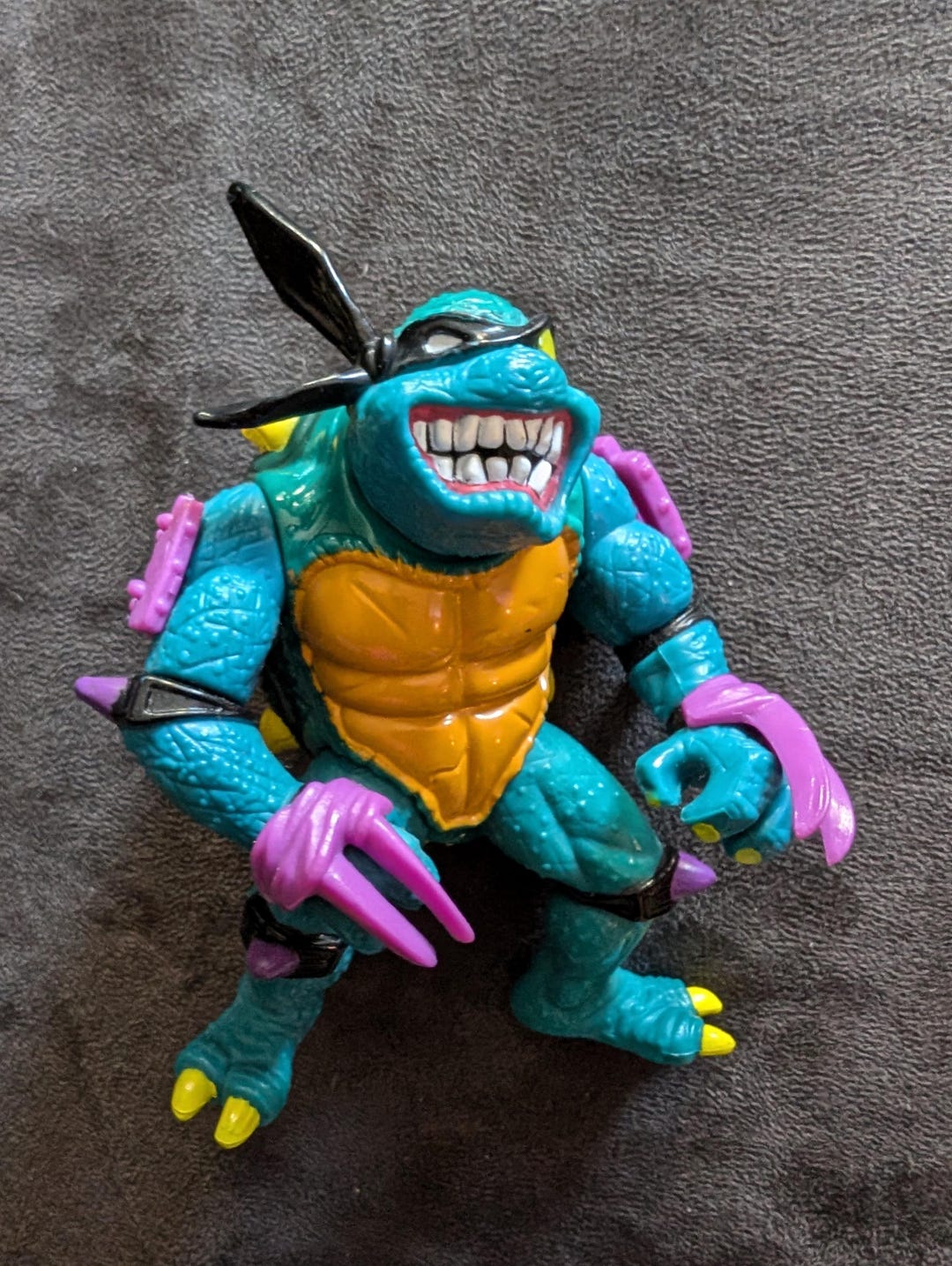 Vintage 1980s TMNT Teenage Mutant Ninja Turtles Action Figure Slash - Etsy