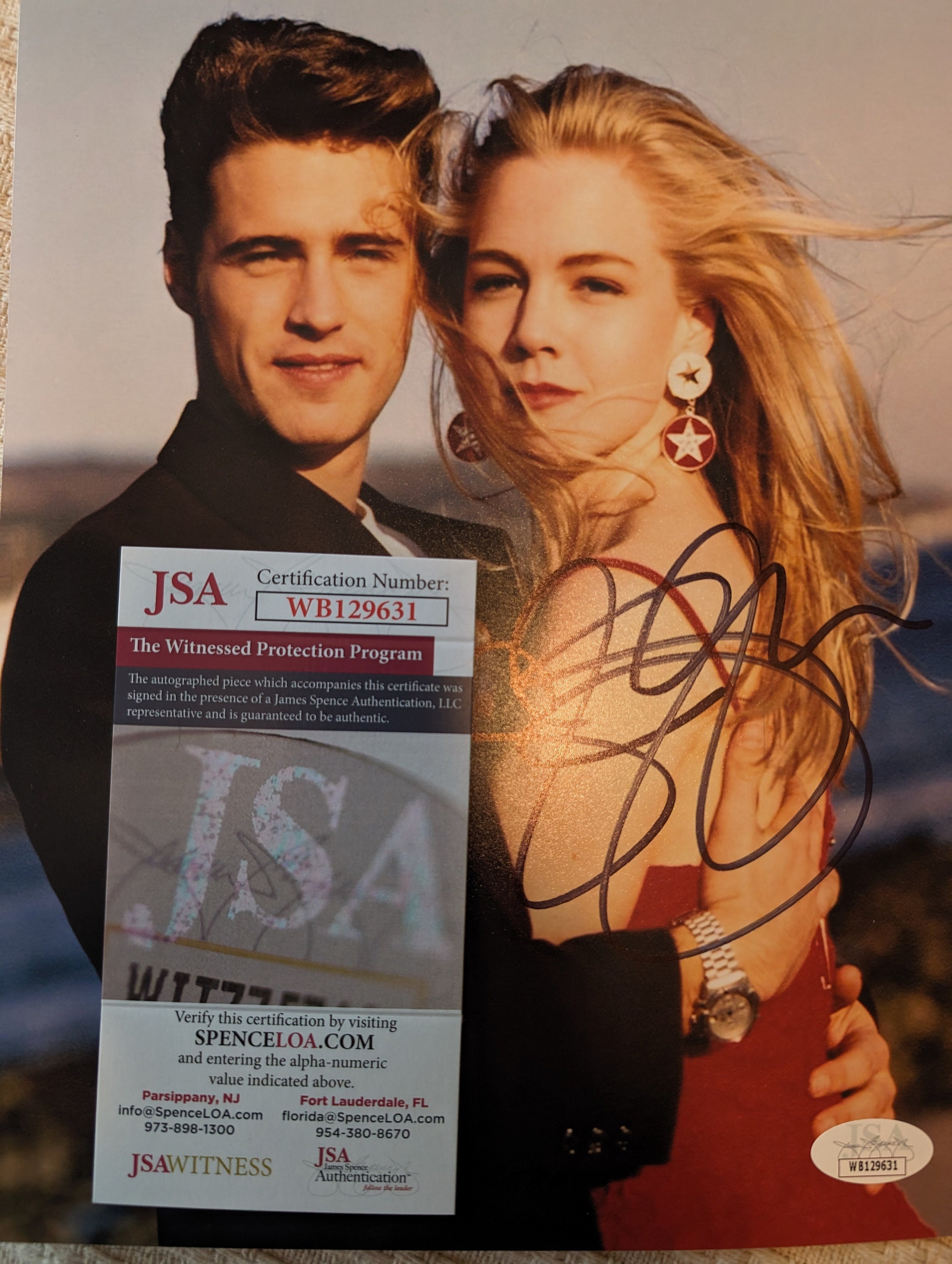 Autographed Jenni Garth Beverly Hills 90210 8x10 Inch Framed Photo With ...