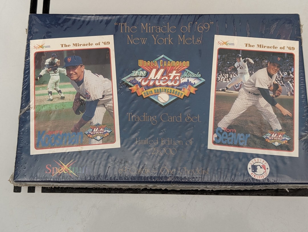 Vintage the Miracle of 69 New York Mets 25th Anniversary Limited ...