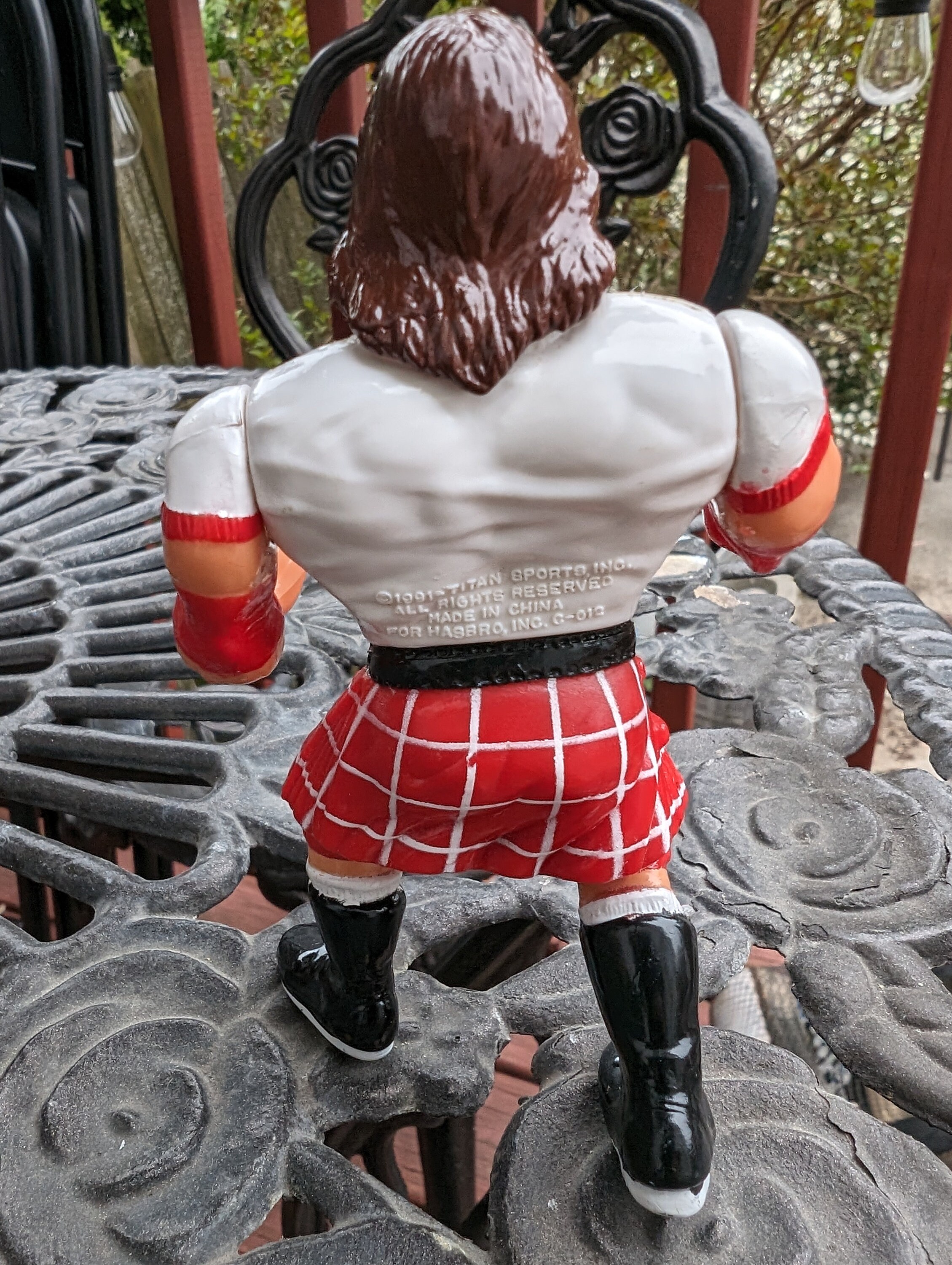 Vintage 1990s WWF WWE Hasbro Hot Rod Rowdy Roddy Piper Wrestling Figure ...