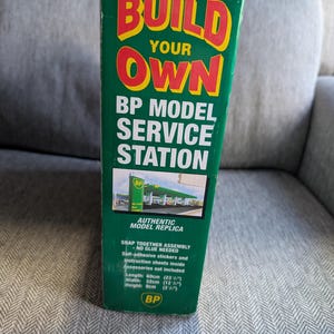 Vintage Build Your Own BP Service Station Model Kit in Original Box ...