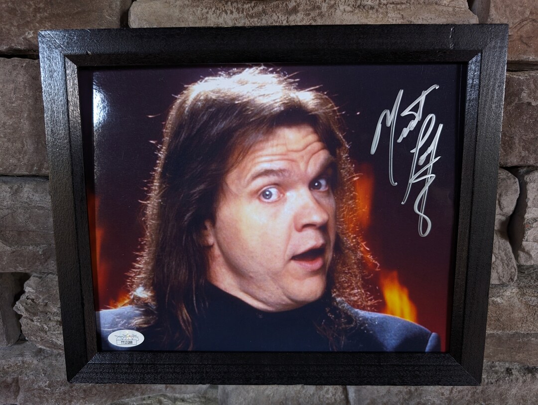 Autographed Meat Loaf 8x10 Inch Framed Photo With Certificate of ...