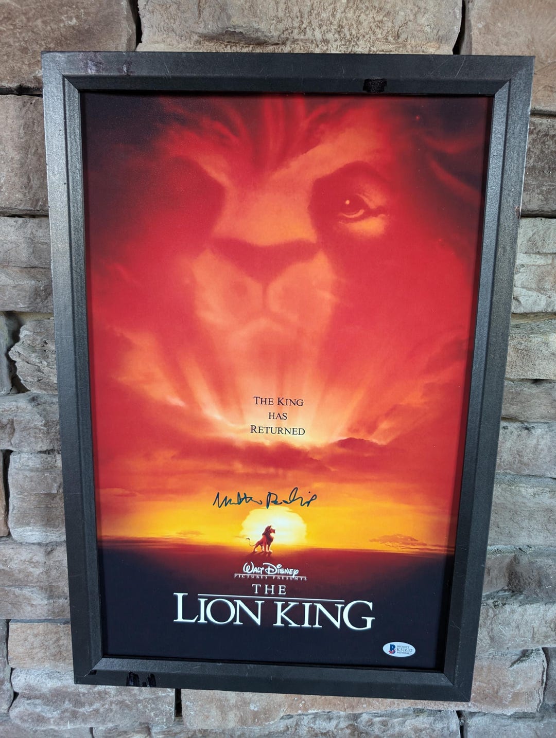 Autographed Matthew Broderick Simba in Disney's the Lion King 11x17 ...