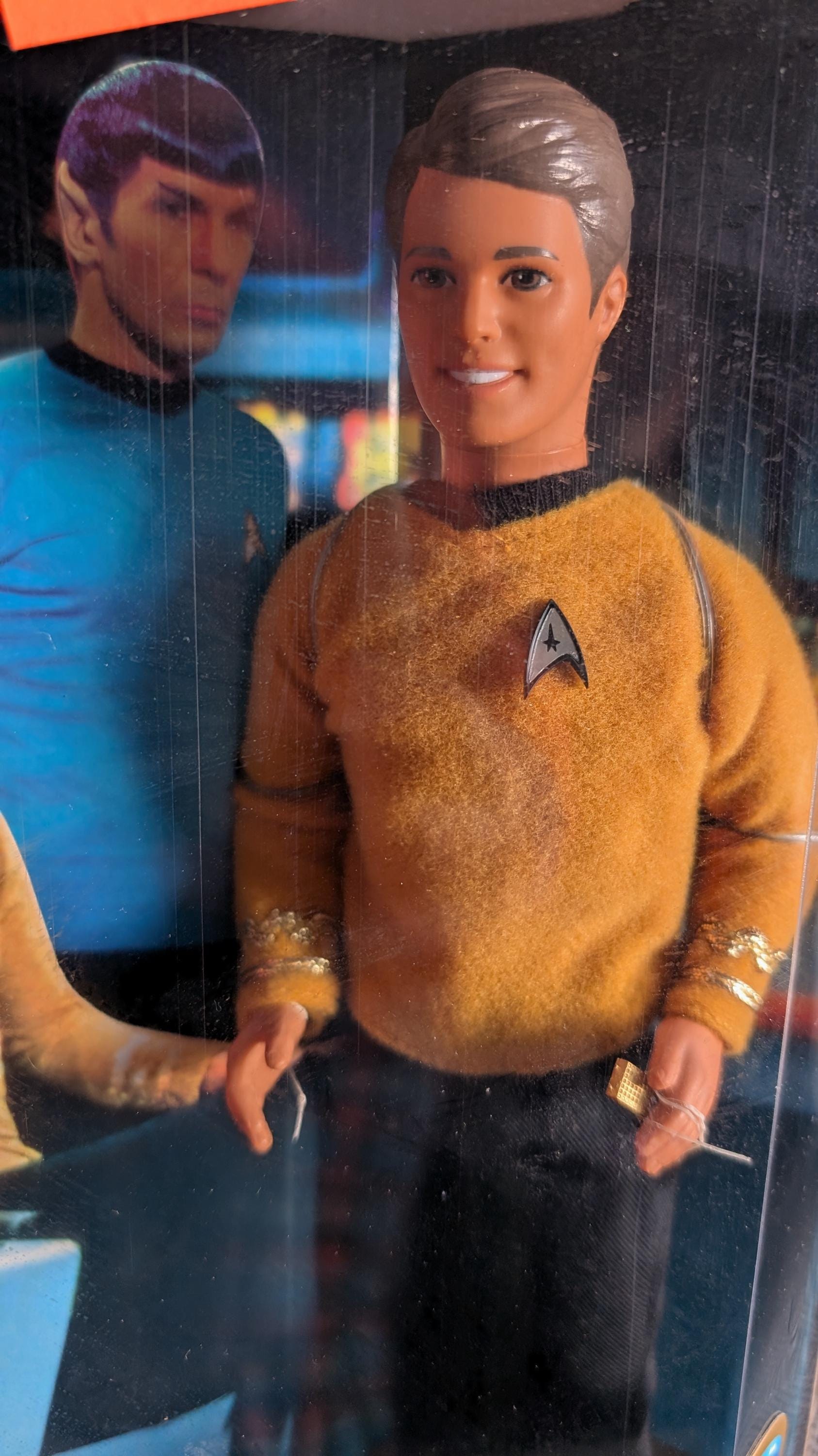 Vintage 1996 Barbie and Ken Star Trek Gift Set Dolls in Original Box ...