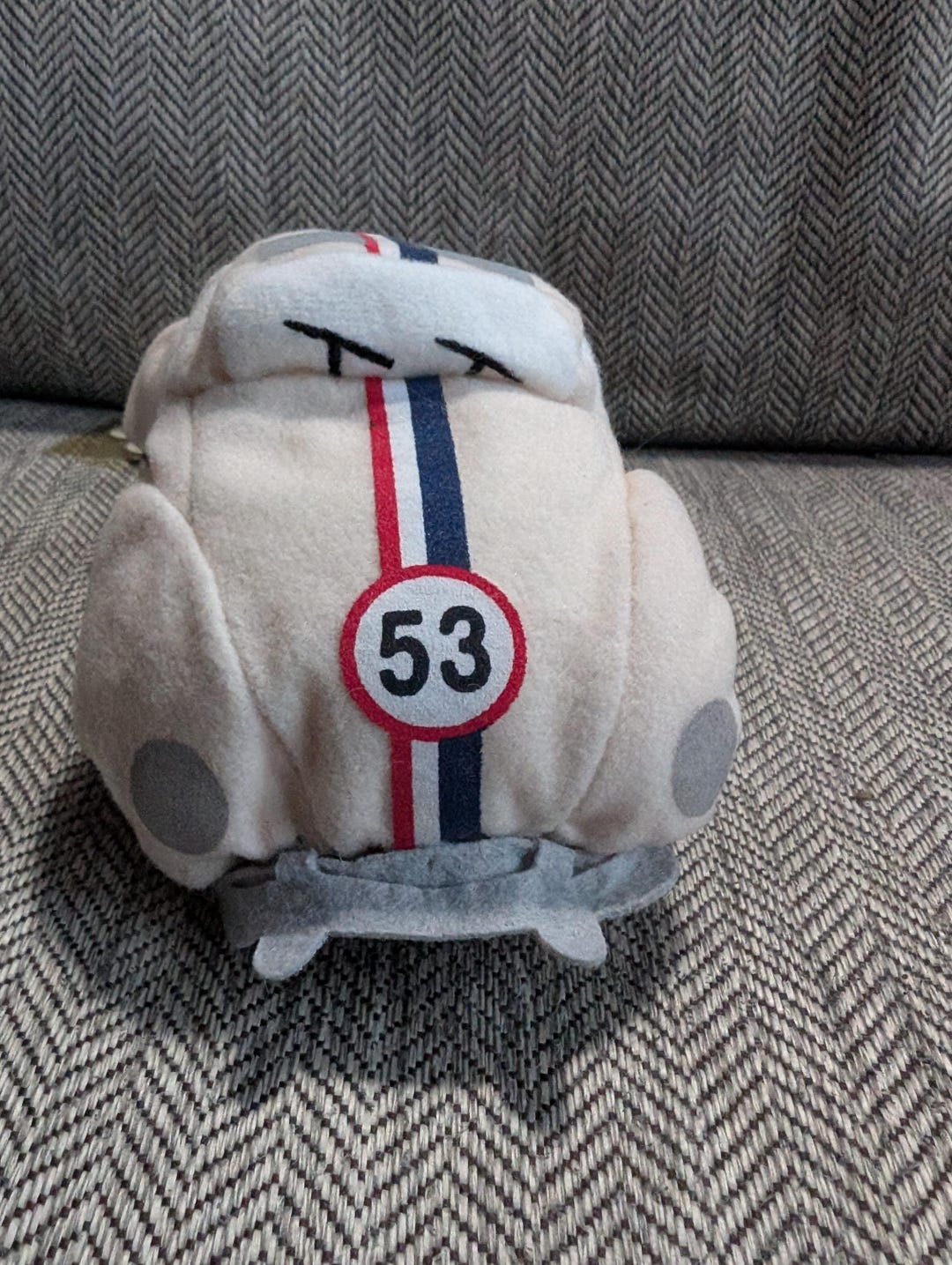 Vintage Retired Disney Store Punch Buggy Herbie the Love Bug Bean Bag ...