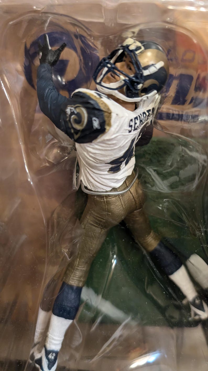 Vintage Mcfarlane Toys Sports Collection Jason Seahorn St. Louis Rams ...