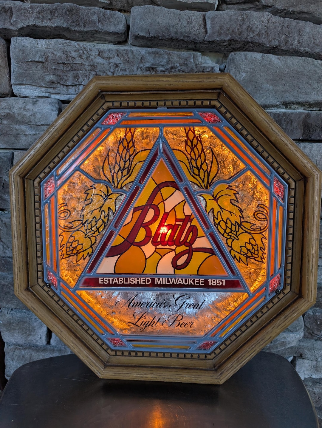 Vintage 1978 Blatz Beer Lighted Beer Sign - Etsy