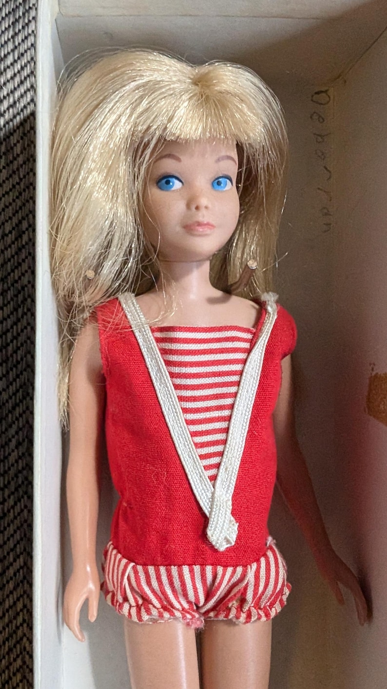 Vintage 1960s Mattel Barbie Barbies Little Sister Skipper Doll in ...