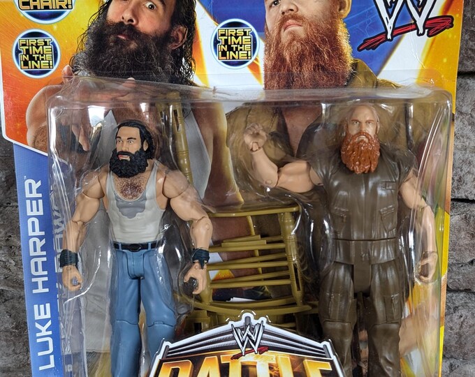 Vintage Mattel Toys WWF WWE Battle Pack Series 28 Luke Harper & Eric ...
