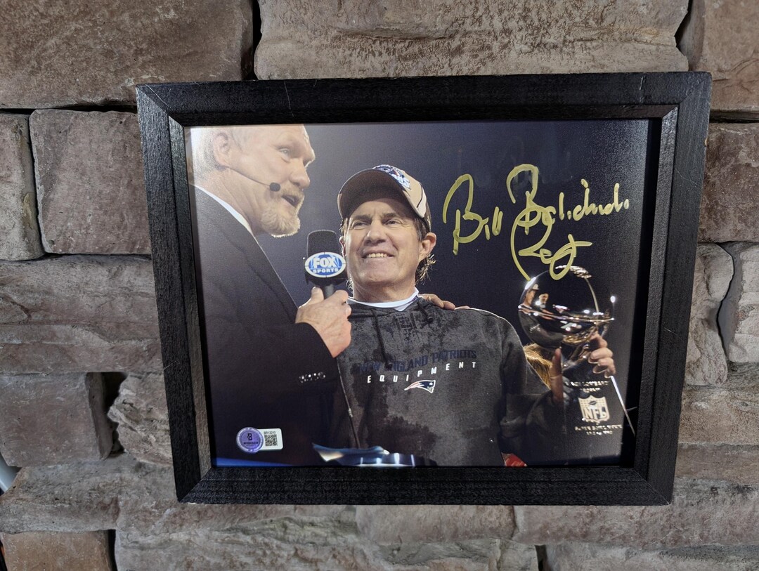 Autographed Bill Belichick New England Patriots Head Coach 8x10 Inch ...
