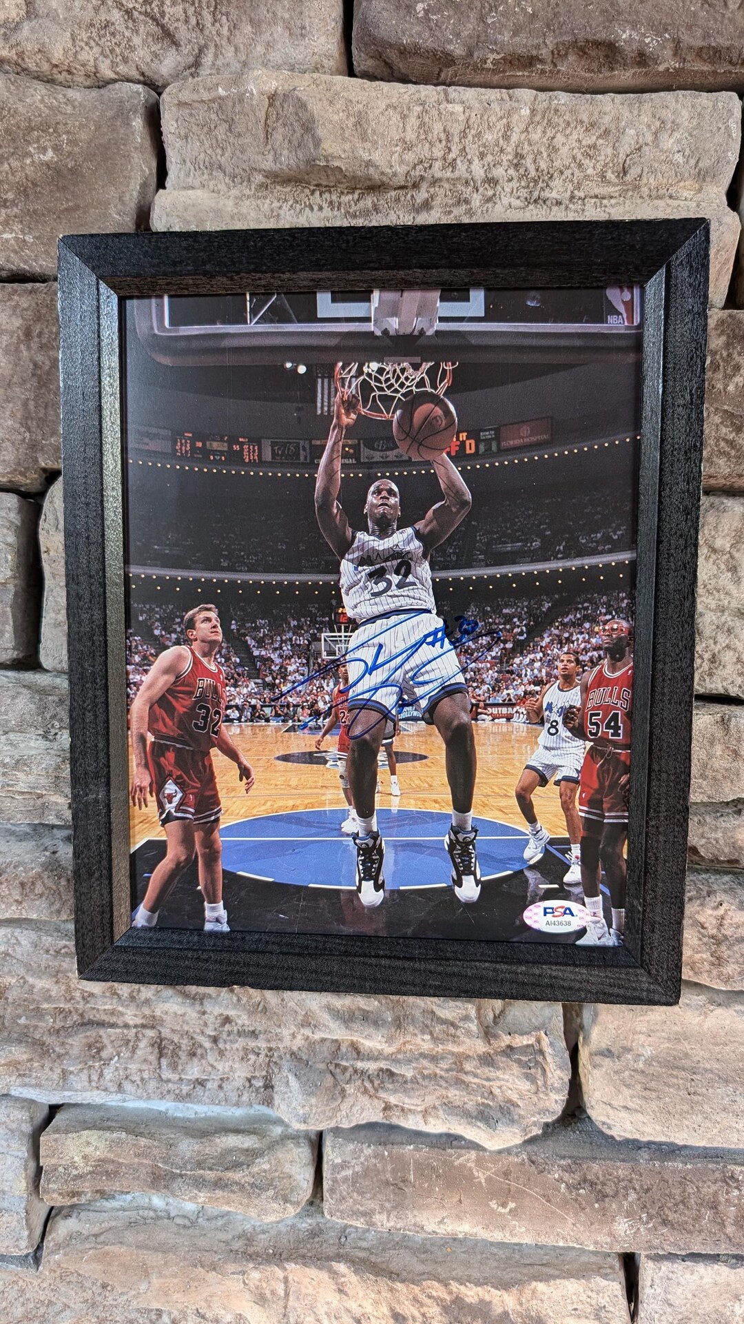 Autographed Shaq Shaquille O'neal Orlando Magic 8x10 Inch Framed Photo ...
