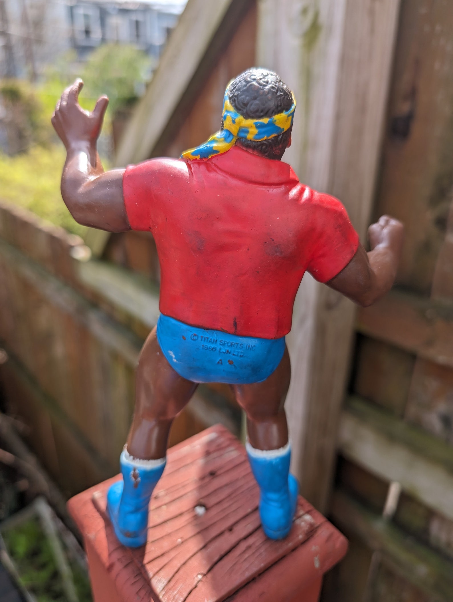 Vintage 1980s WWF Wwe LJN Titan Sports SD Jones Wrestling Figure in ...