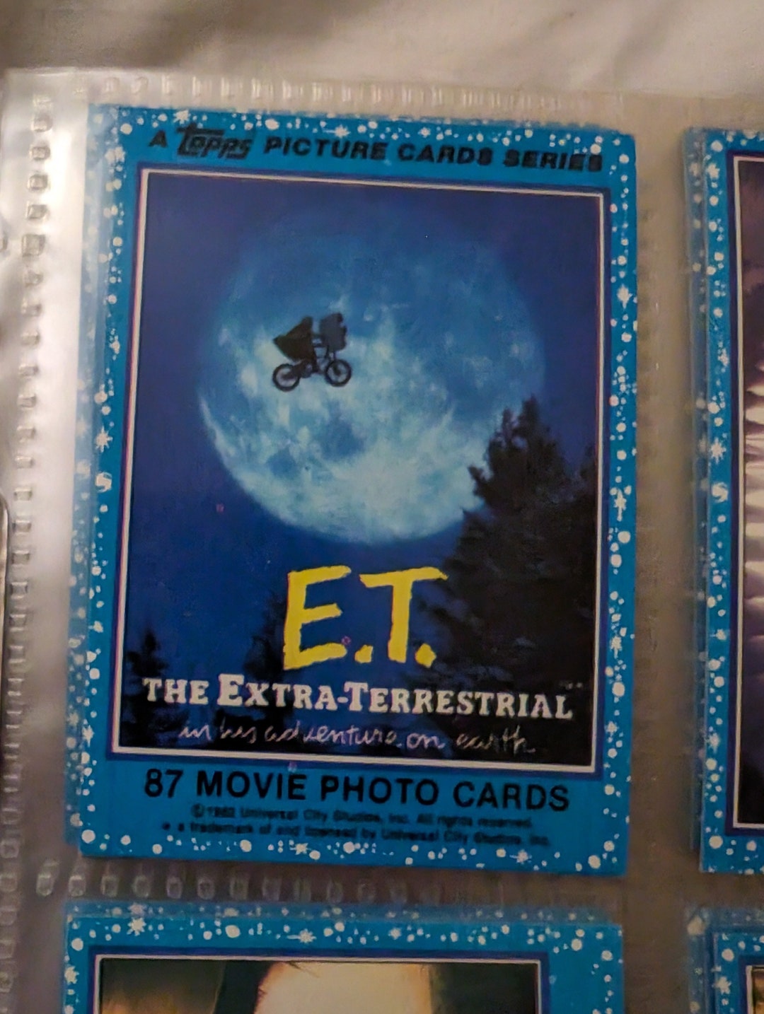 1982 Topps E.T. the Extra Terrestrial Card Set Complete With Checklist ...