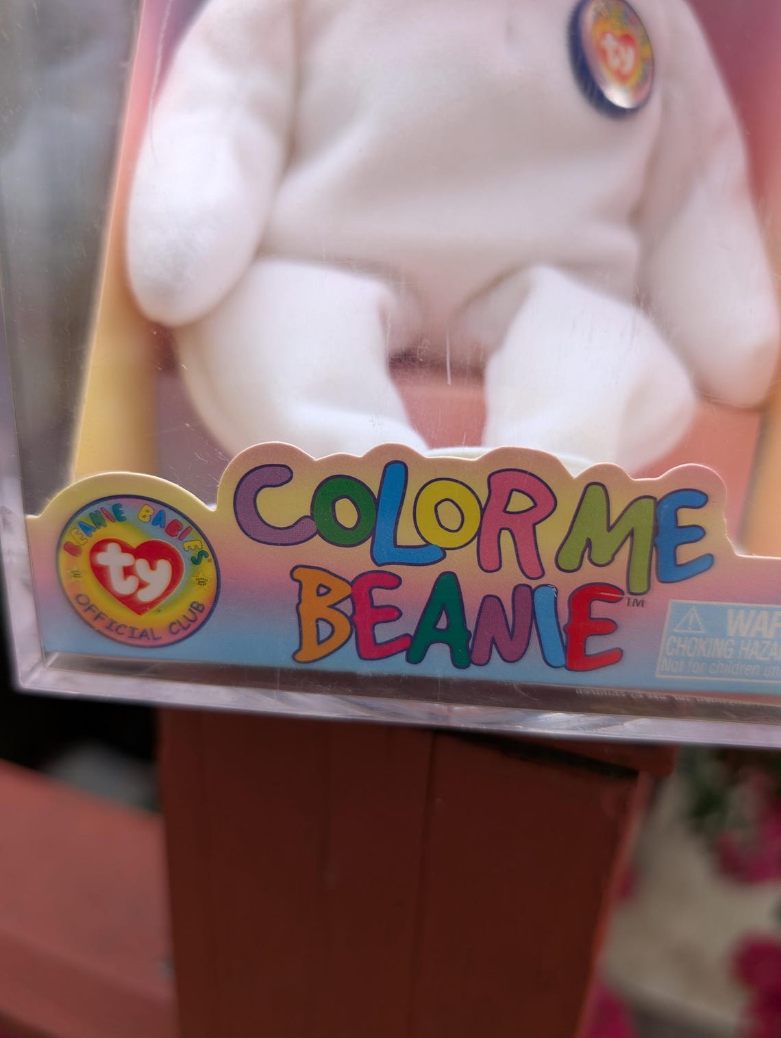 Vintage 2000 Ty Beanie Babies Color Me Beanie Official Club Bear Bean ...