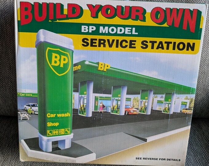 Vintage Build Your Own BP Service Station Model Kit in Original Box ...