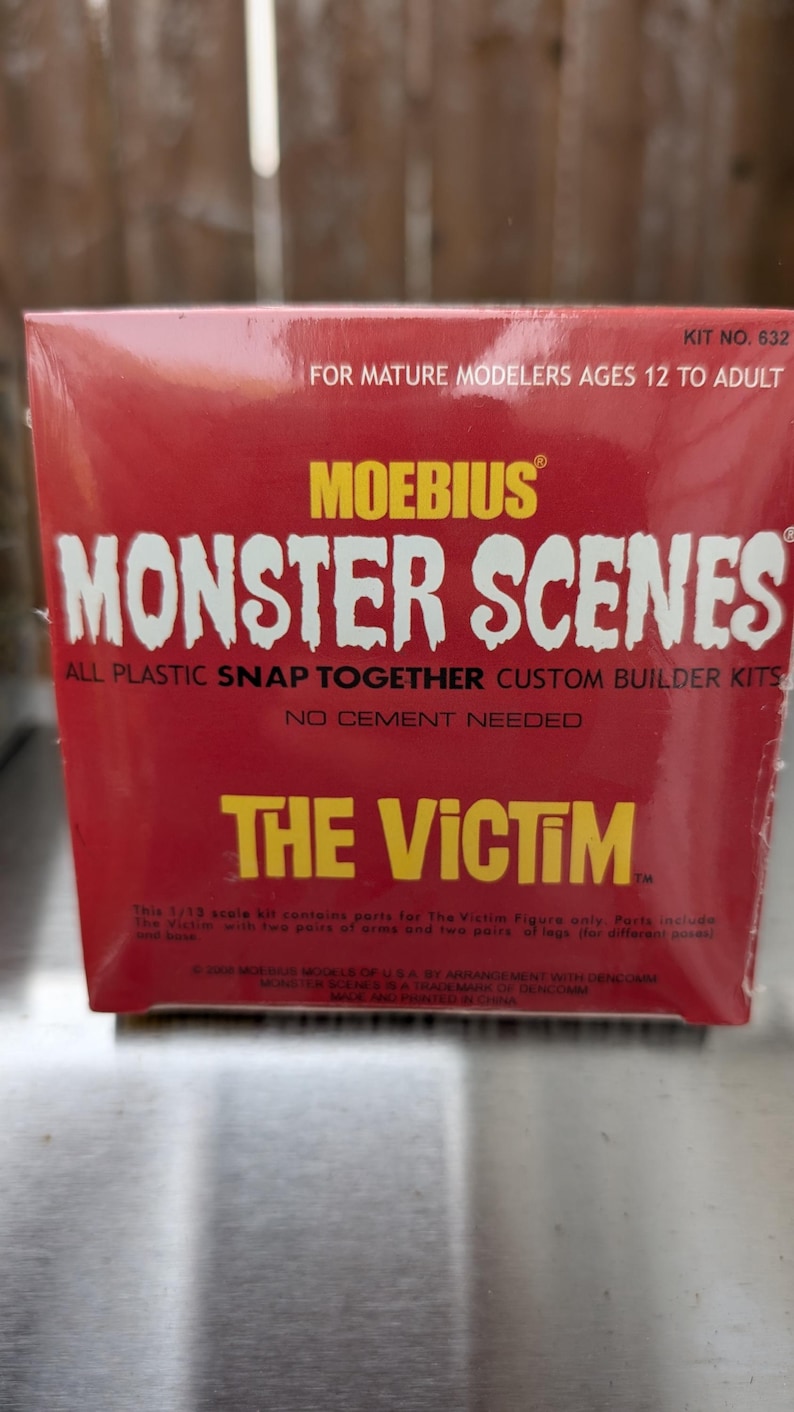 Moebius Model Kit 1/13 Scale Monster Scenes the Victim. Factory Sealed ...