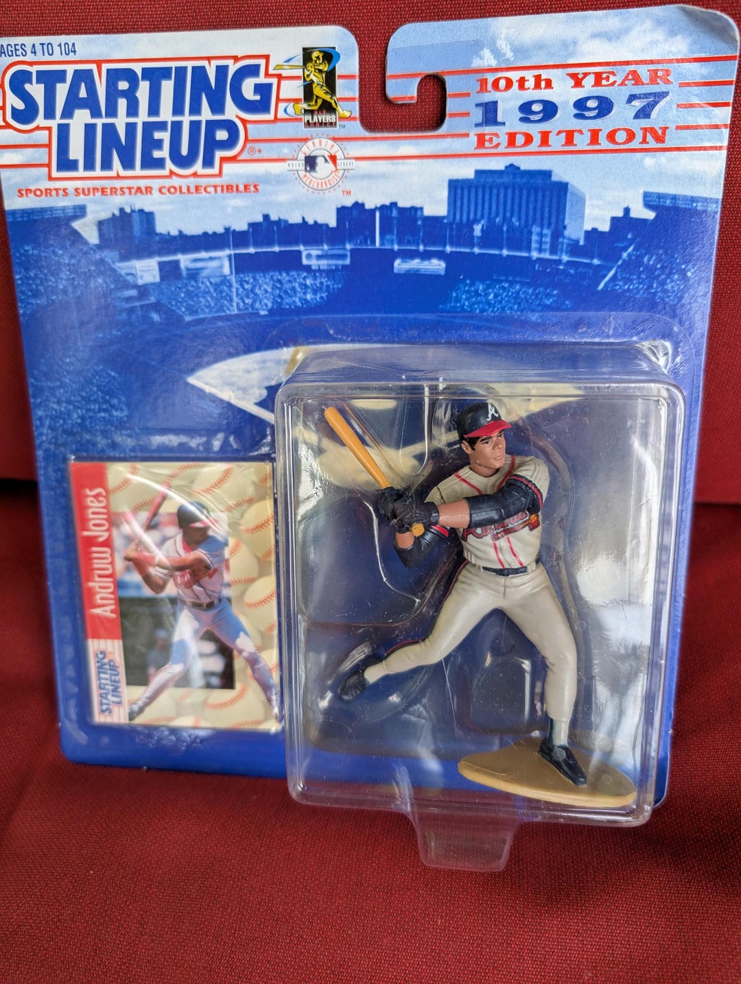 Vintage 1997 Starting Lineup Andruw Jones Atlanta Braves Figure in ...