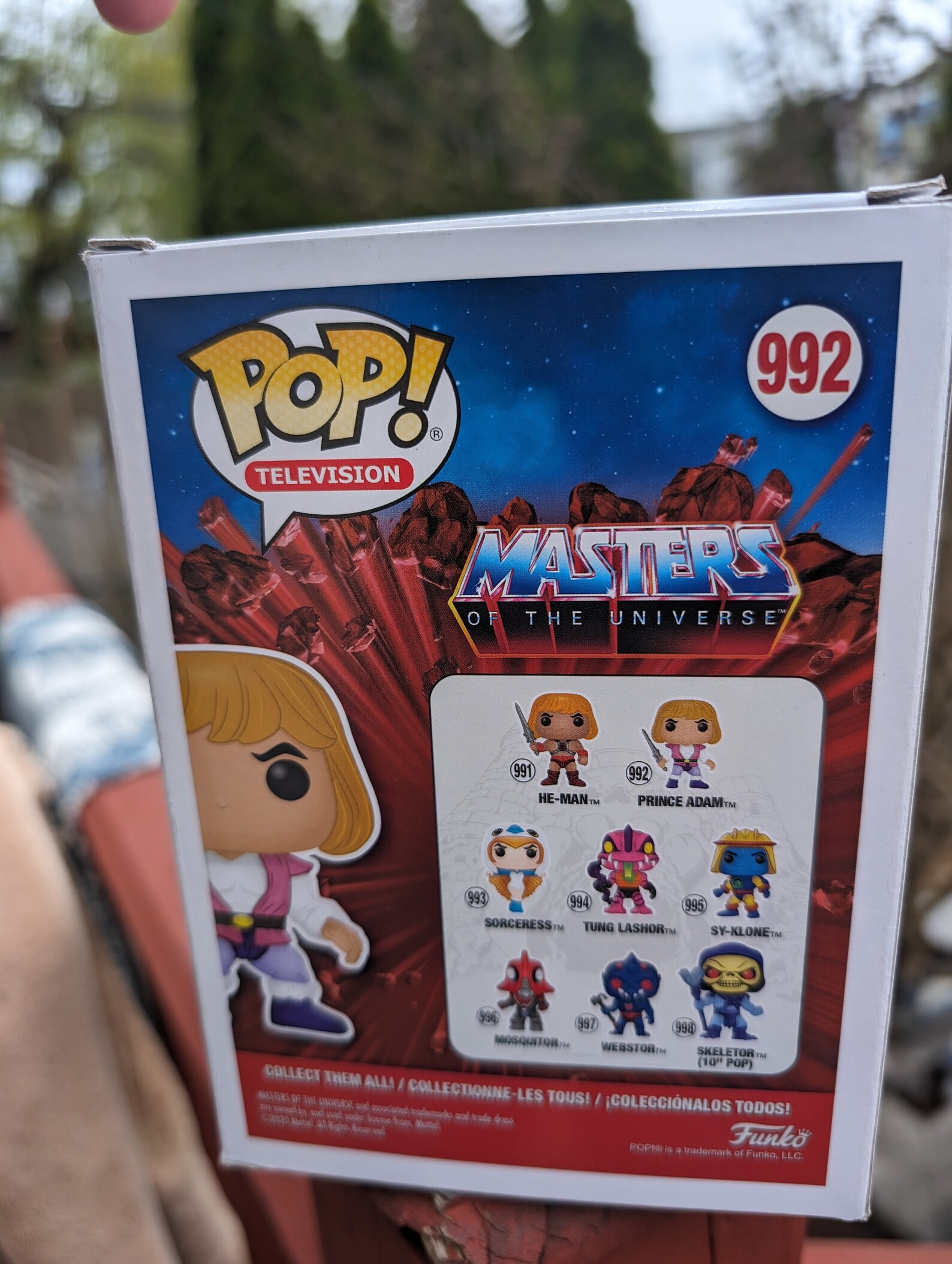 Autographed Tom Cook Masters of the Universe Animator Prince Adam Funko ...