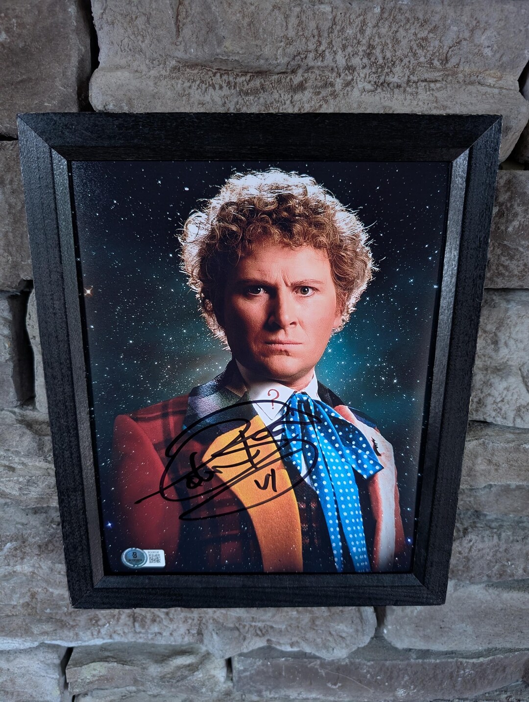 Autographed Colin Baker Doctor Who 8x10 Inch Framed Photo With ...