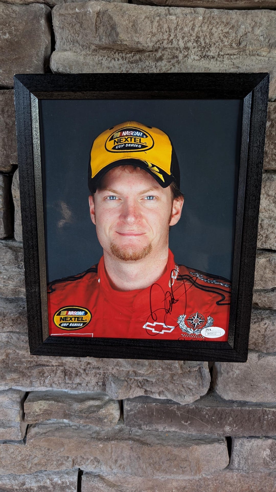Autographed Dale Earnhardt Jr NASCAR Legend 8x10 Inch Framed Photo With ...