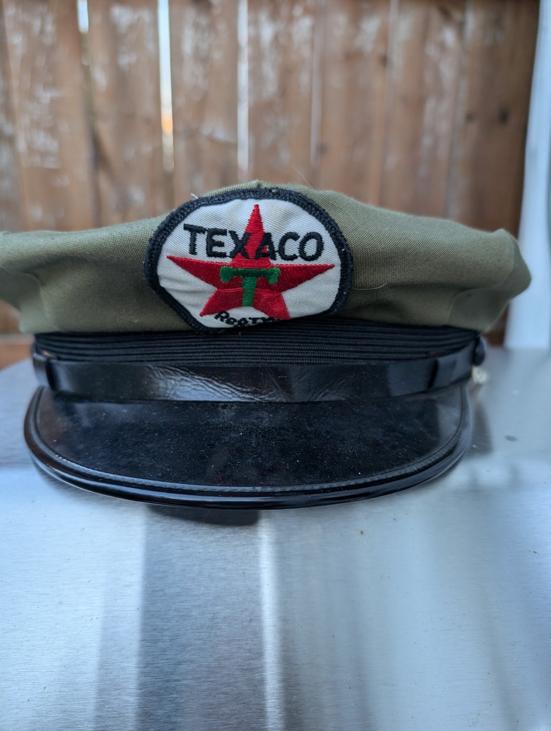Vintage 1950s Texaco Oil Gas Station Attendants Hat . - Etsy