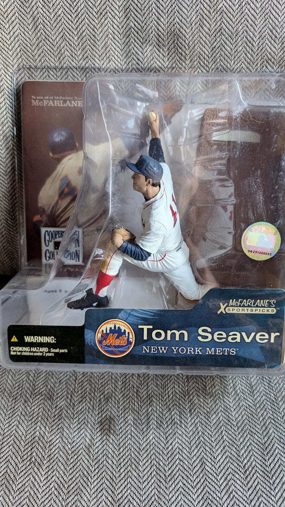 Vintage Mcfarlane Toys Sports Collection Tom Seaver NY Mets Boston Red ...