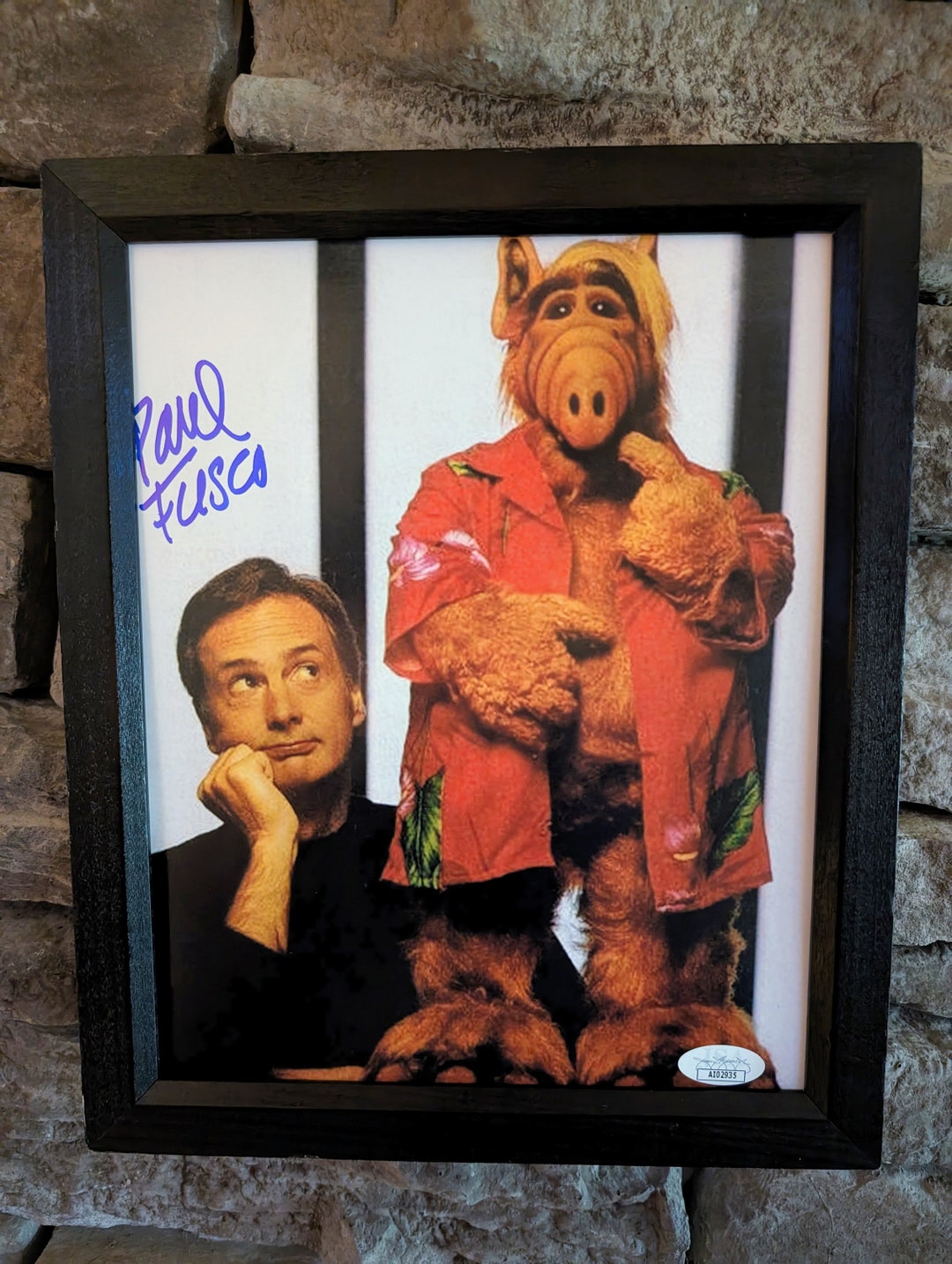 Autographed Paul Fusco Puppeteer and Voice of ALF, 8x10 Inch Framed ...