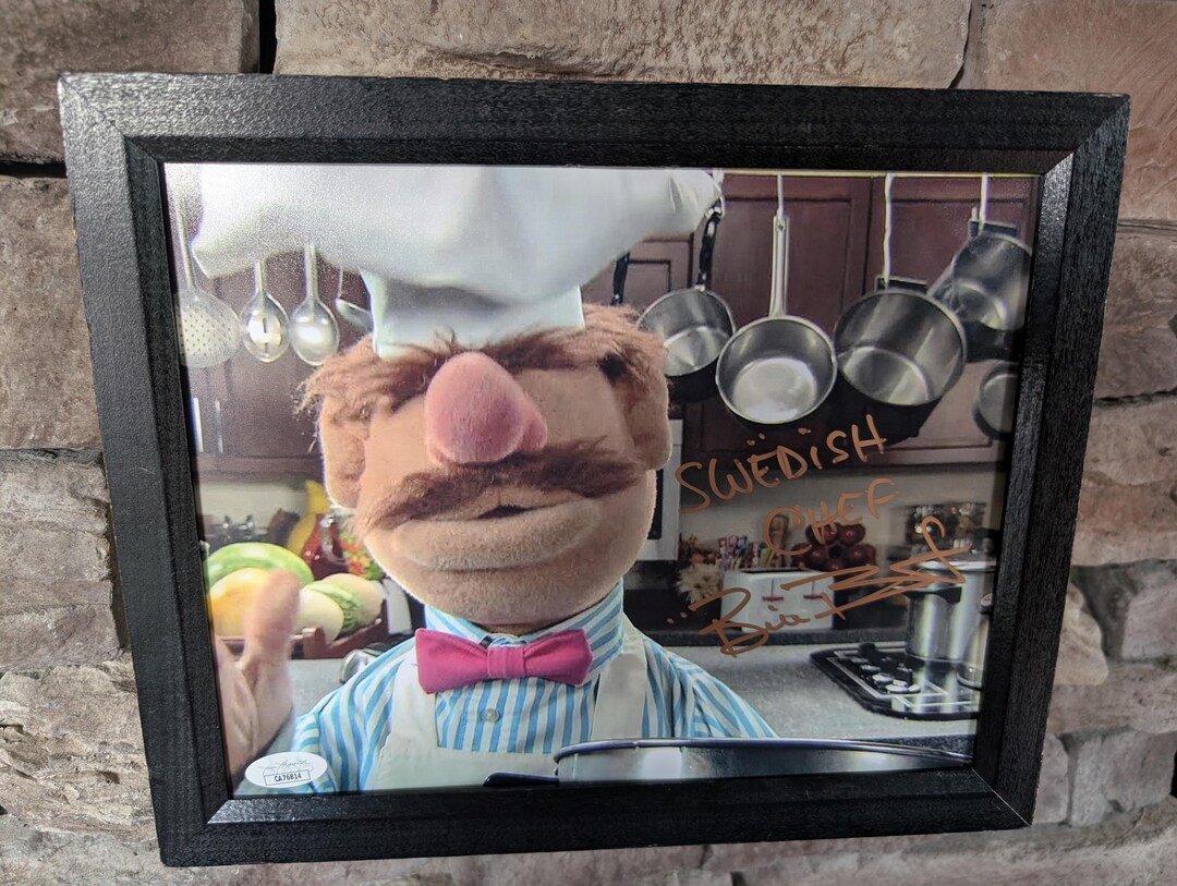 Autographed Bill Barretta the Swedish Chef the Muppets 8x10 Inch Framed ...