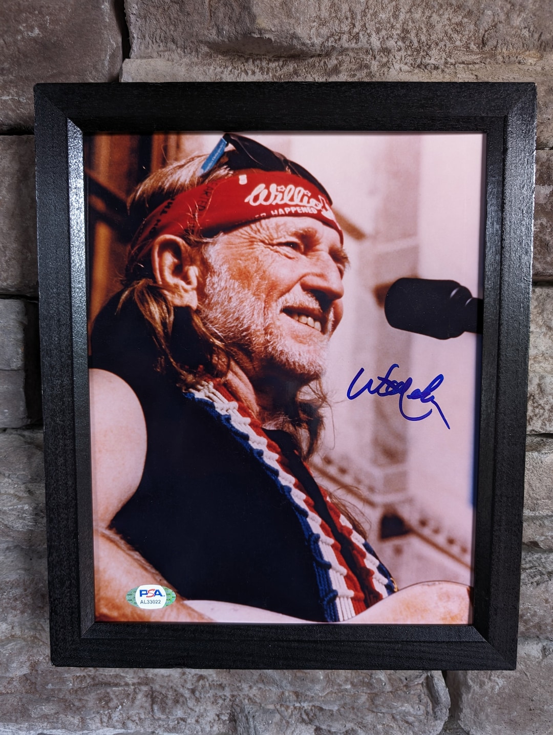 Autographed Willie Nelson Country Music Legend 8x10 Inch Framed Photo ...