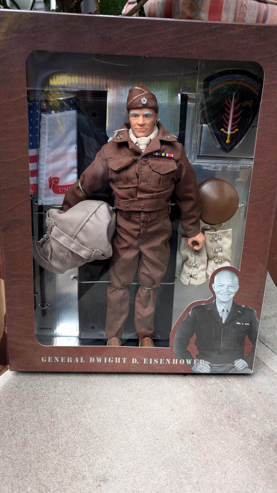 Vintage 1990s GI Joe Classic Collection General Dwight D Eisenhower Collectors Edition Doll in Original Box Never Opened. Etsy Canada
