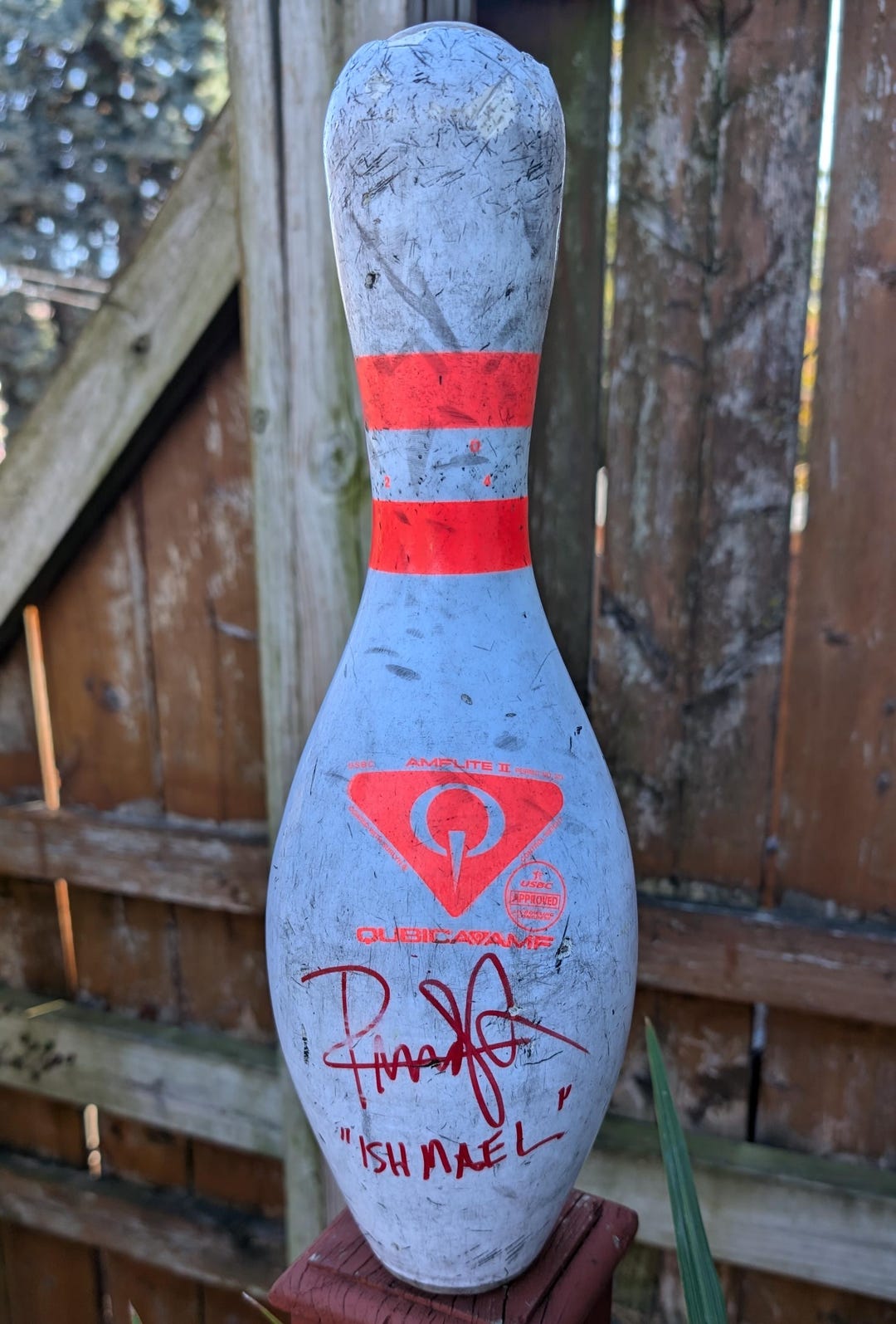 Autographed Randy Quaid Kingpin Signed Real Bowling Pin Inscribed ...