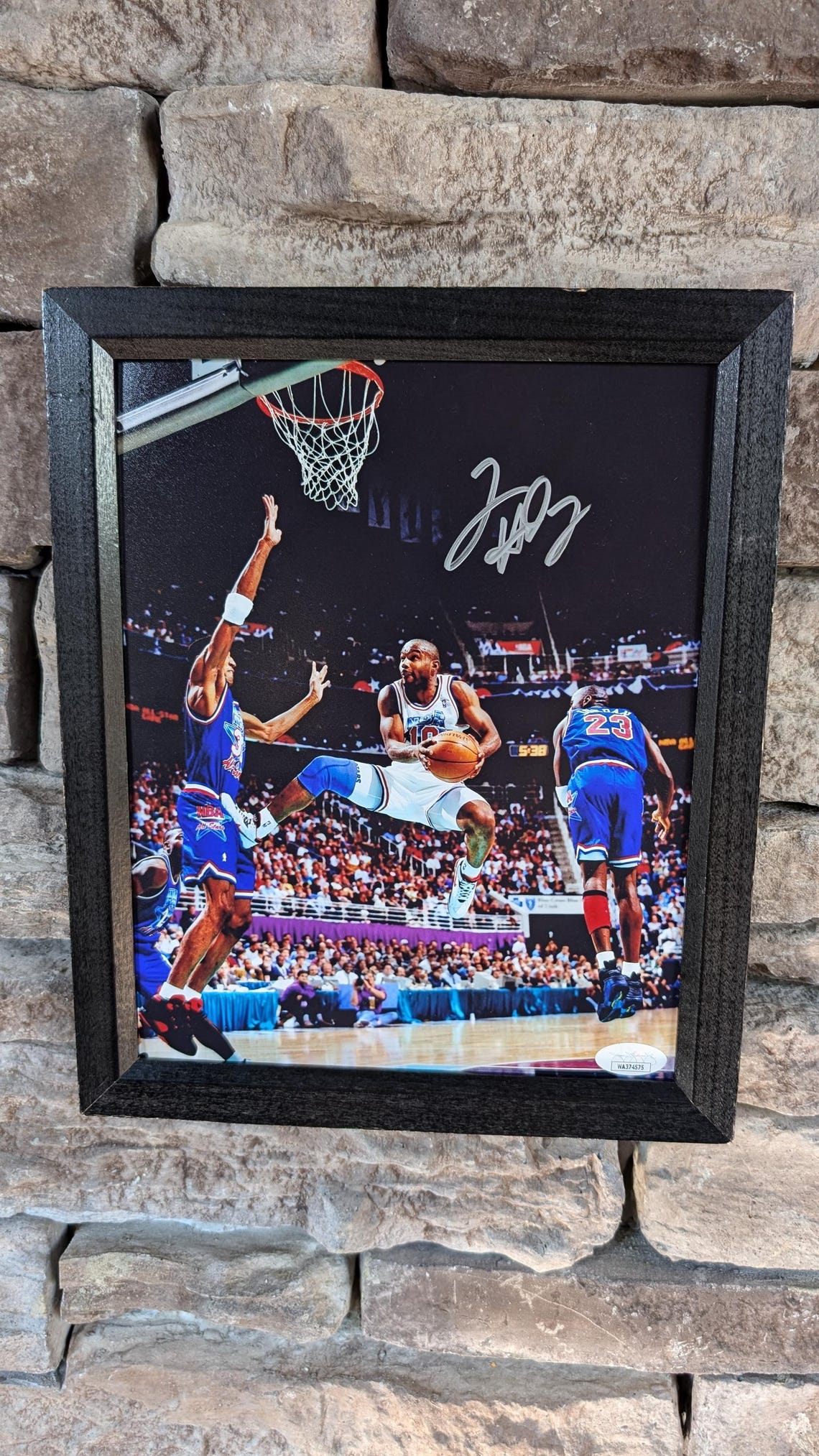 Autographed Tim Hardaway Miami Heat 8x10 Inch Framed Photo With ...